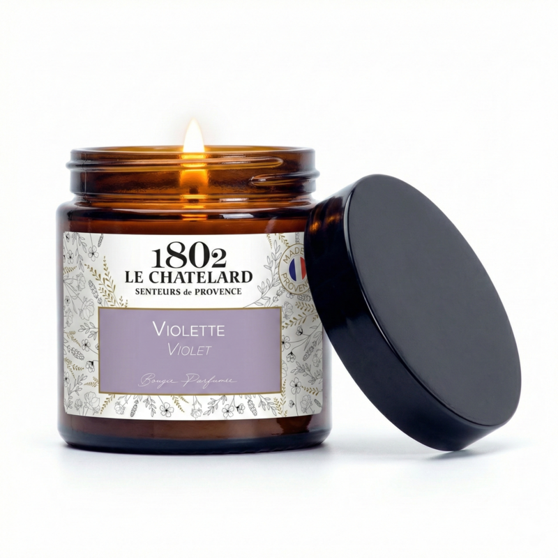 Authentic Scented Candle - Violet – LE CHATELARD AARYAN PRIVATE LIMITED